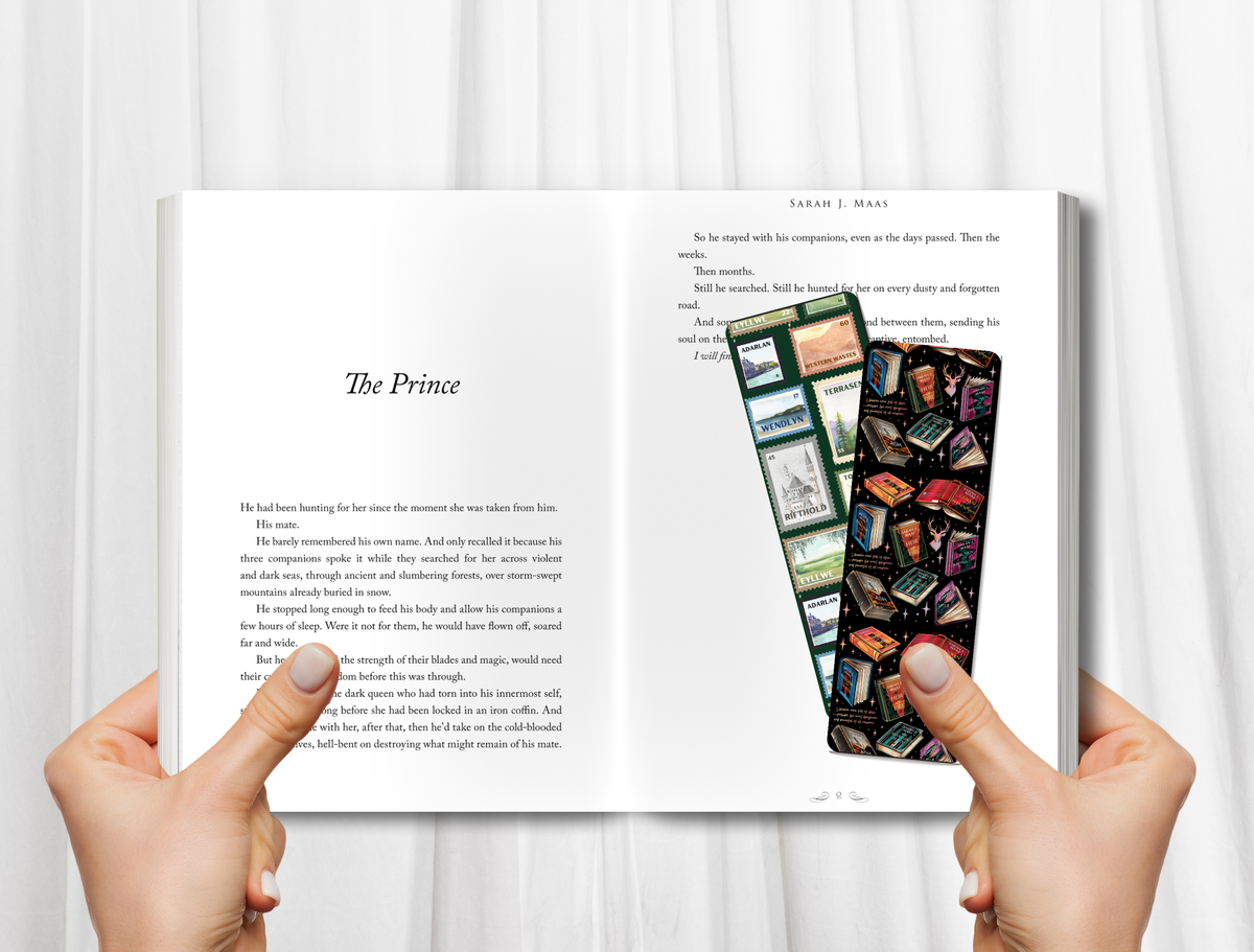 TOG Books and Courts inspired Dual-Sided Cardstock Bookmark: No Bookma ...